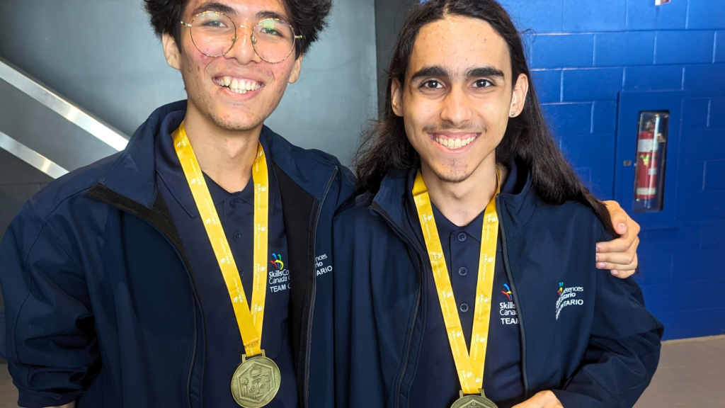 OCSB International Student, Fernando Castro Soares, with fellow St ...